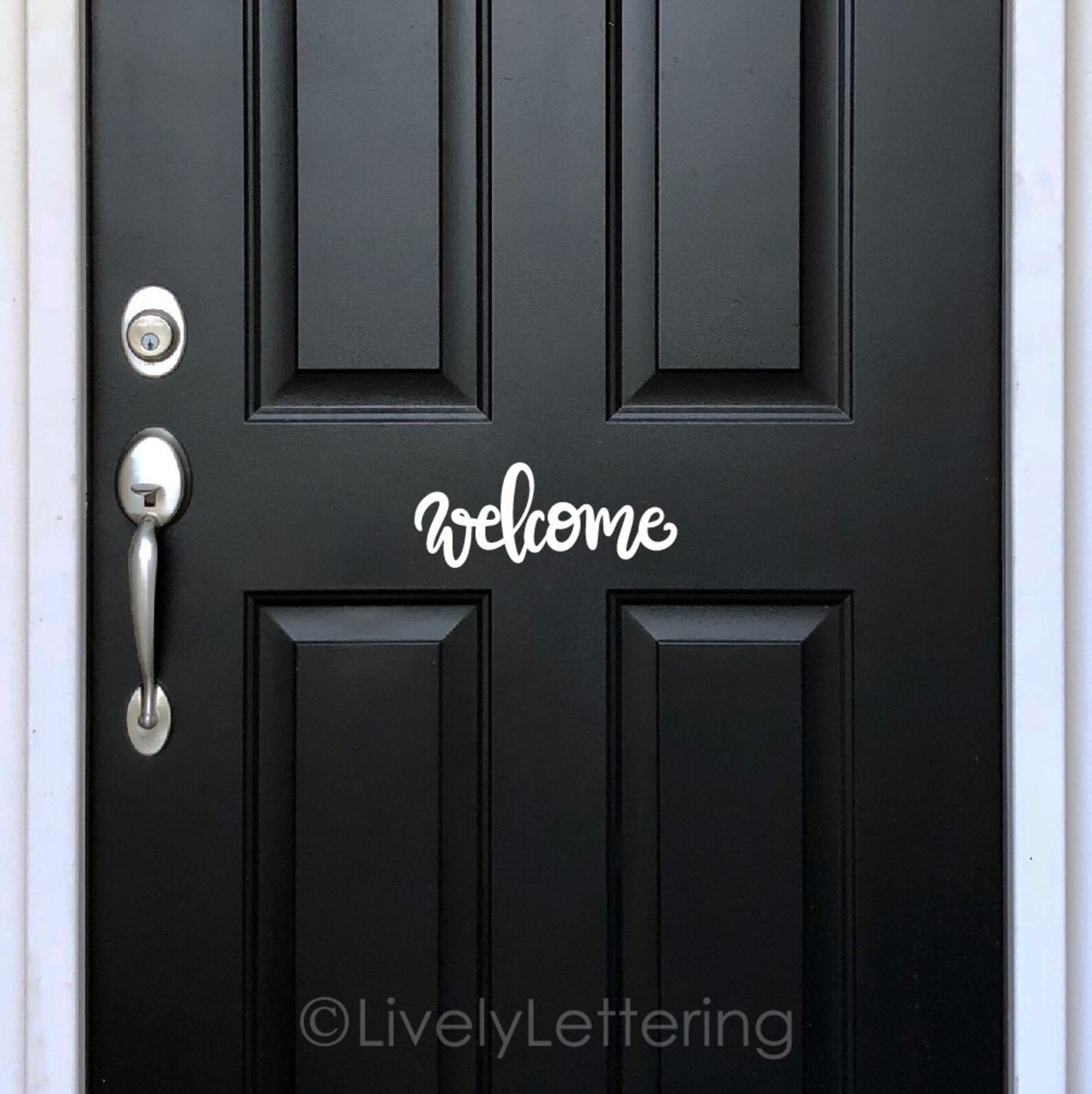 Welcome Decal Front Door Welcome Entry Sticker Photo - Etsy