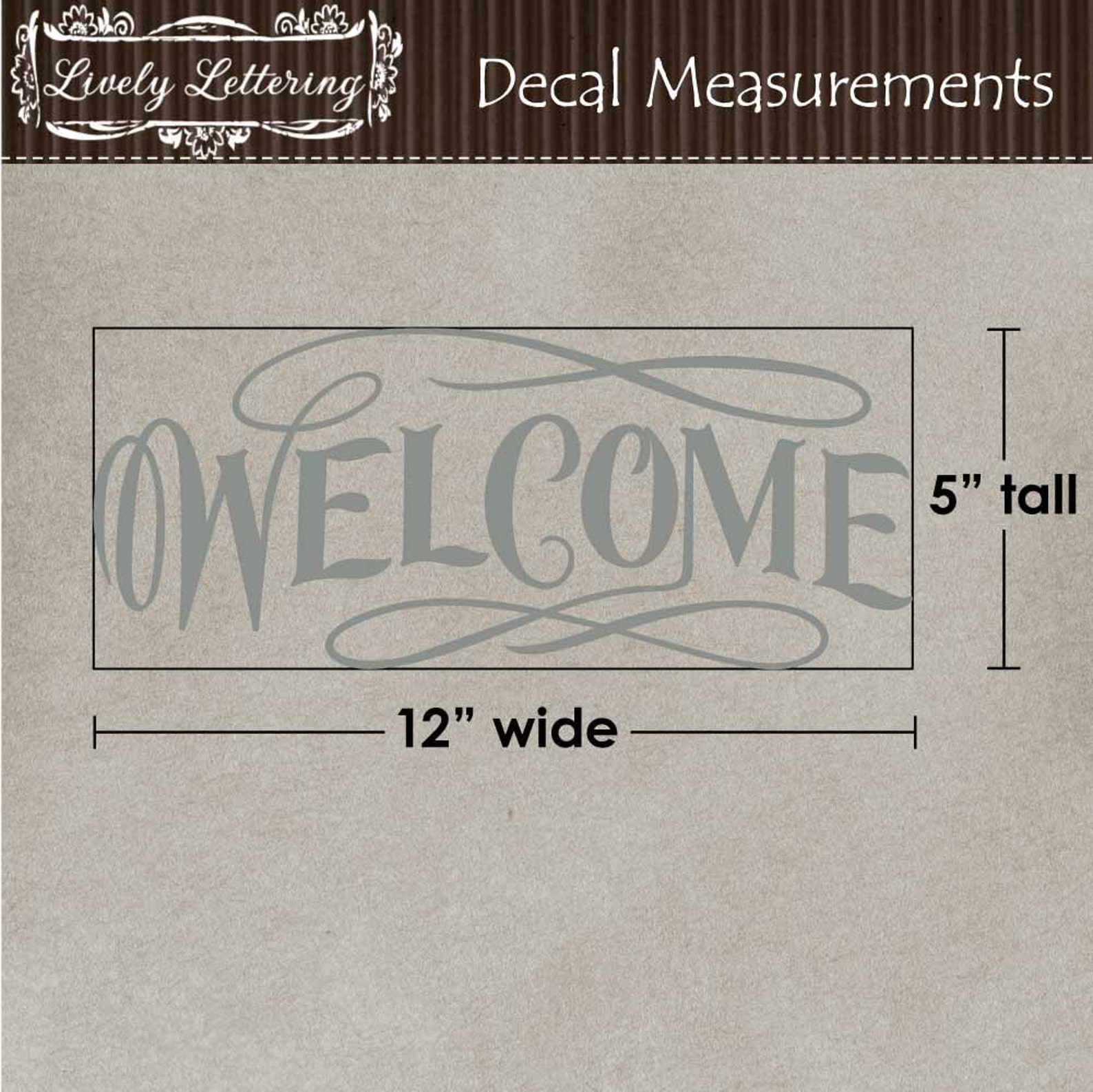 Welcome Door Decal Stylish Door Quote Cute Welcome Sticker | Etsy