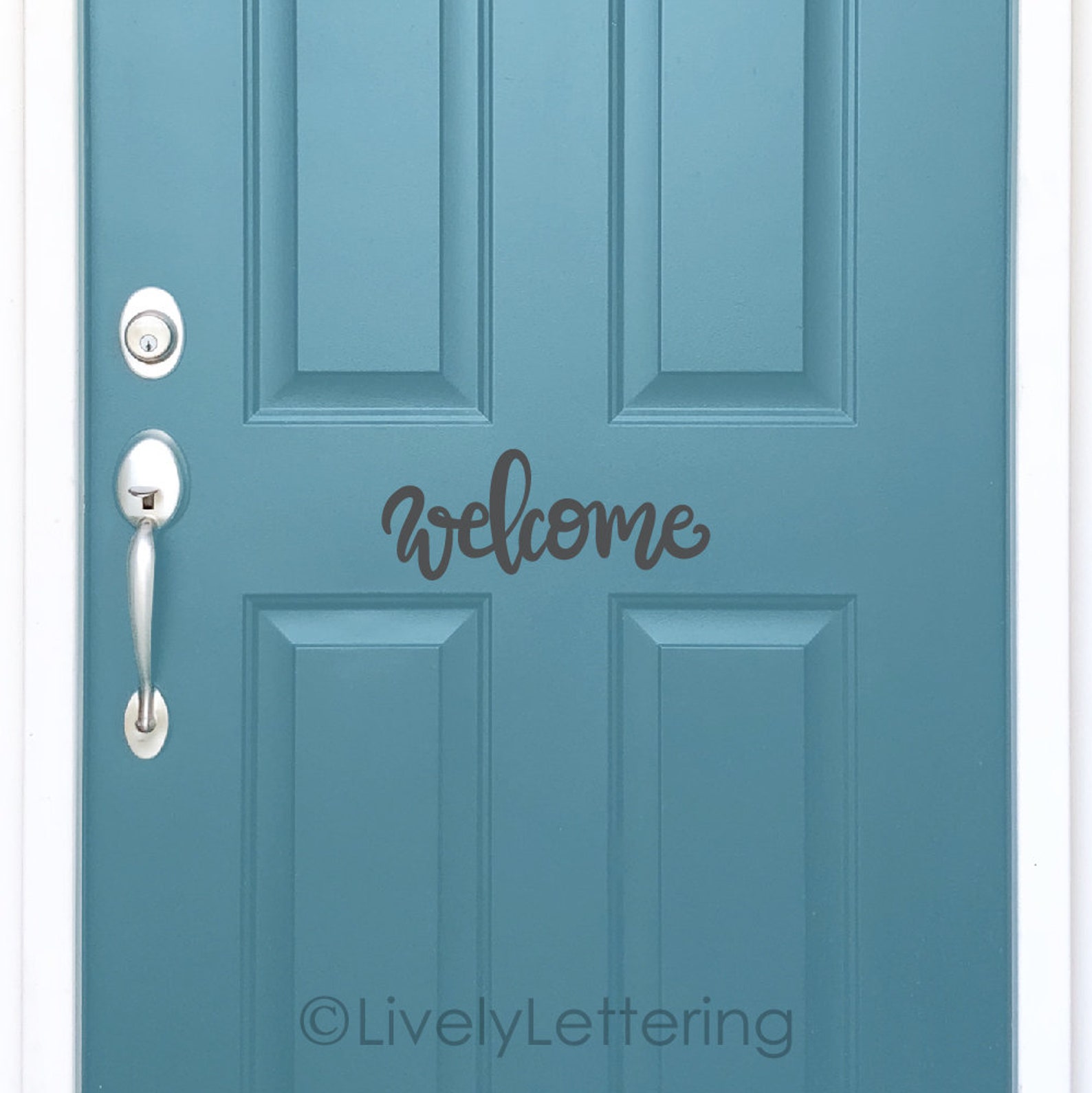 Welcome Decal Front Door Welcome Entry Sticker Photo - Etsy