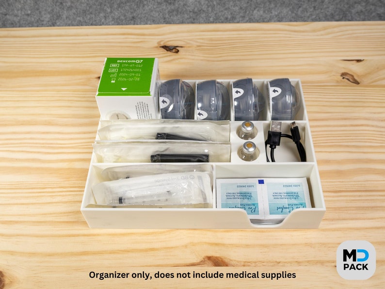 Dexcom G7 and Tandem T Slim Insulin Pump Organizer 7 Days of Supplies ...