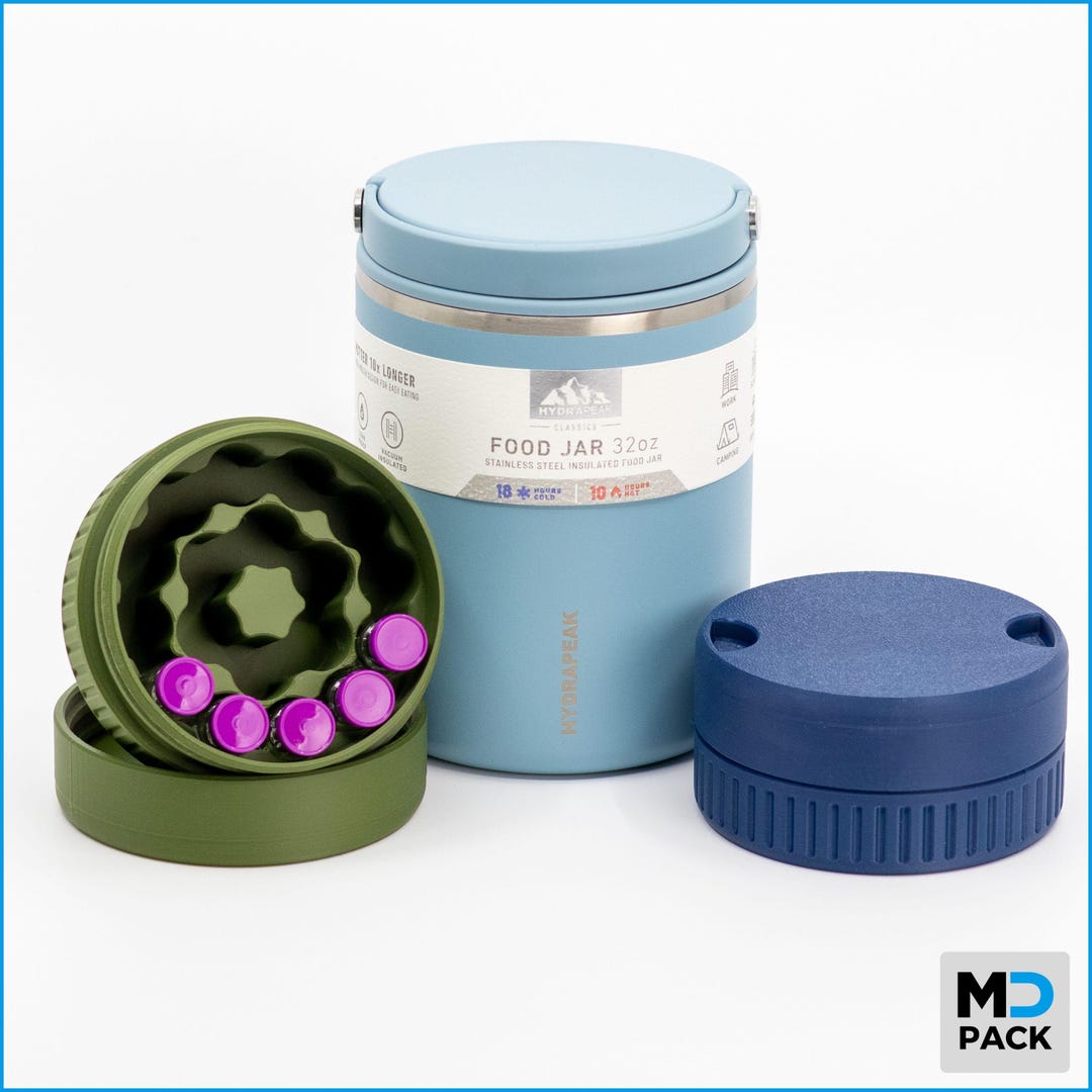 Peptide Vial Insert: Secure Storage for 3ml Vials, Fits 32oz Hydrapeak ...