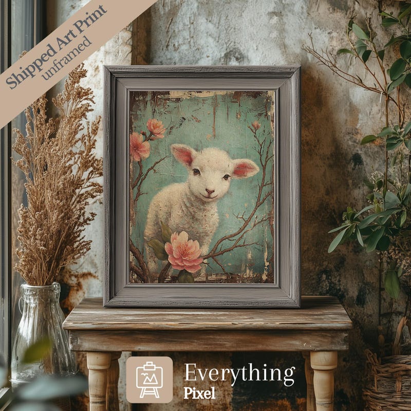 Antique Lamb - Etsy