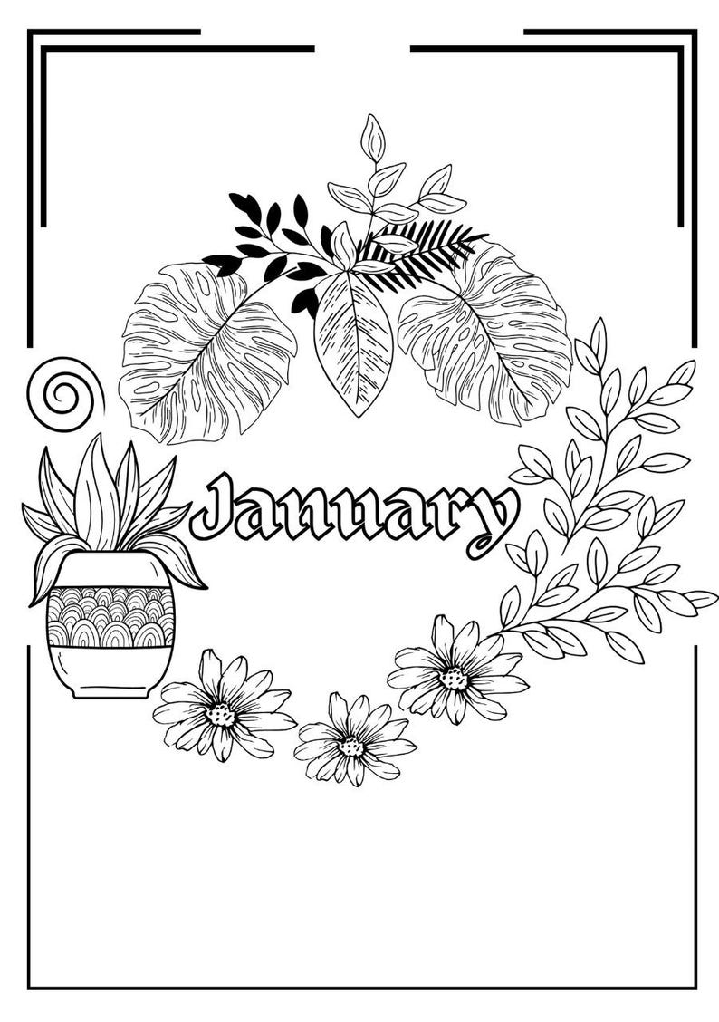 January Journal - Customizable - Etsy