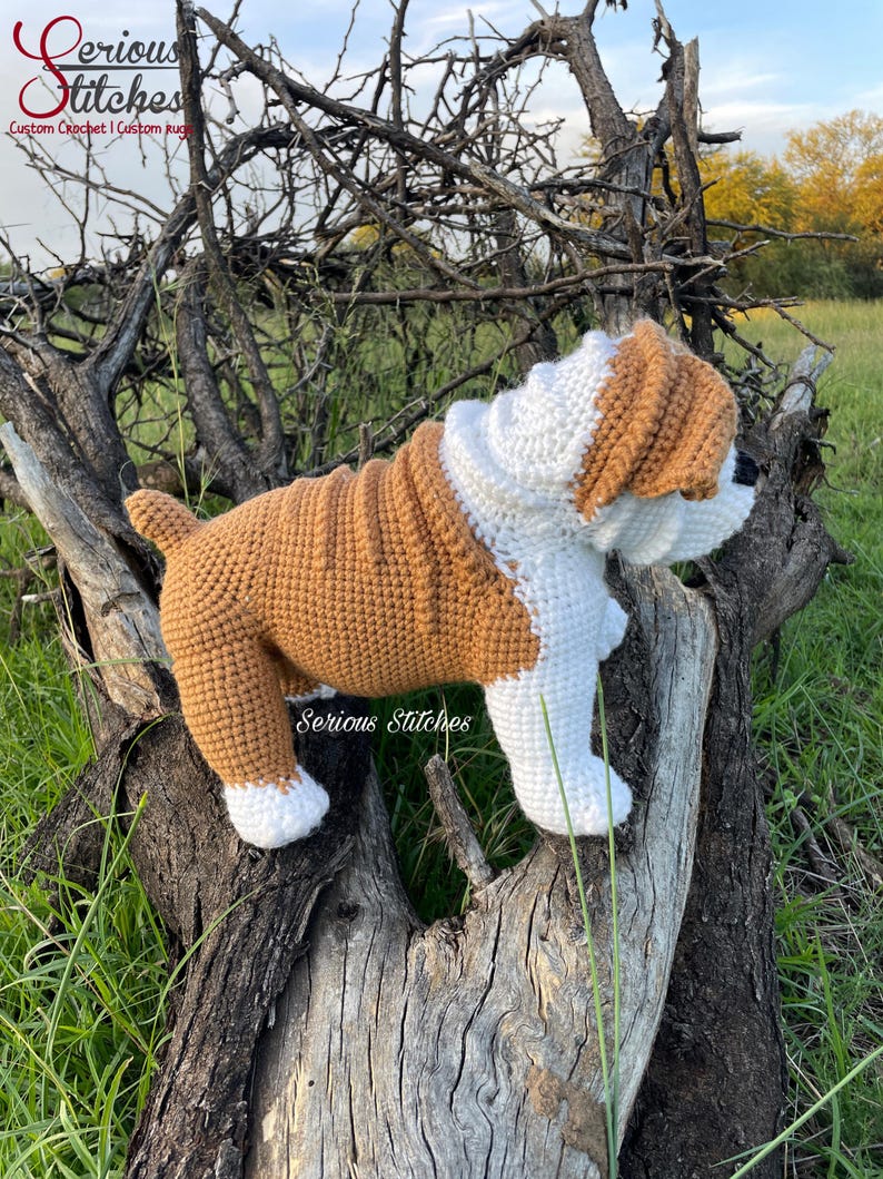 Realistic Bulldog Low-sew Crochet PDF Pattern: (english and Afrikaans ...