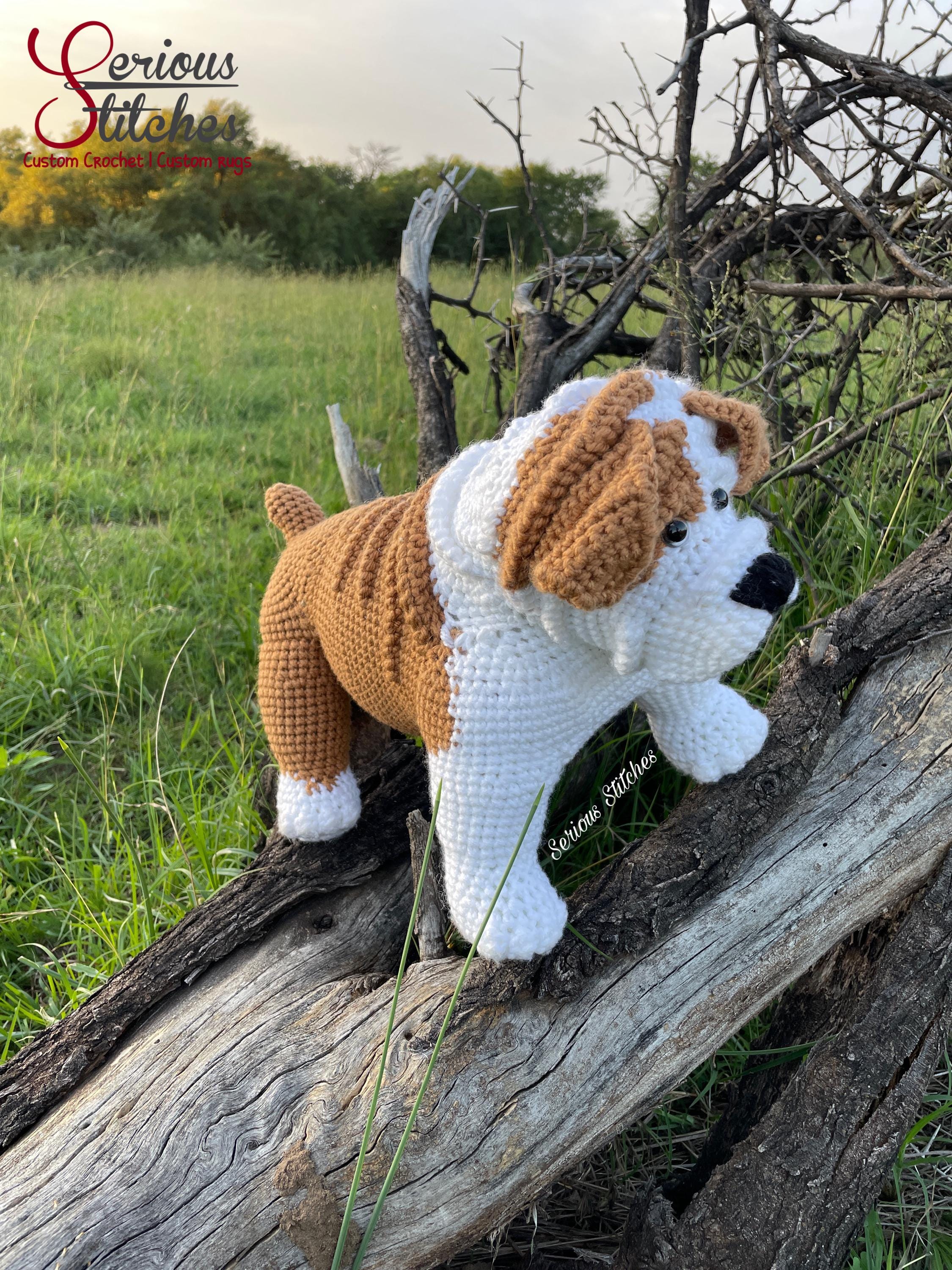 Realistic Bulldog Low-sew Crochet PDF Pattern: (english and Afrikaans ...