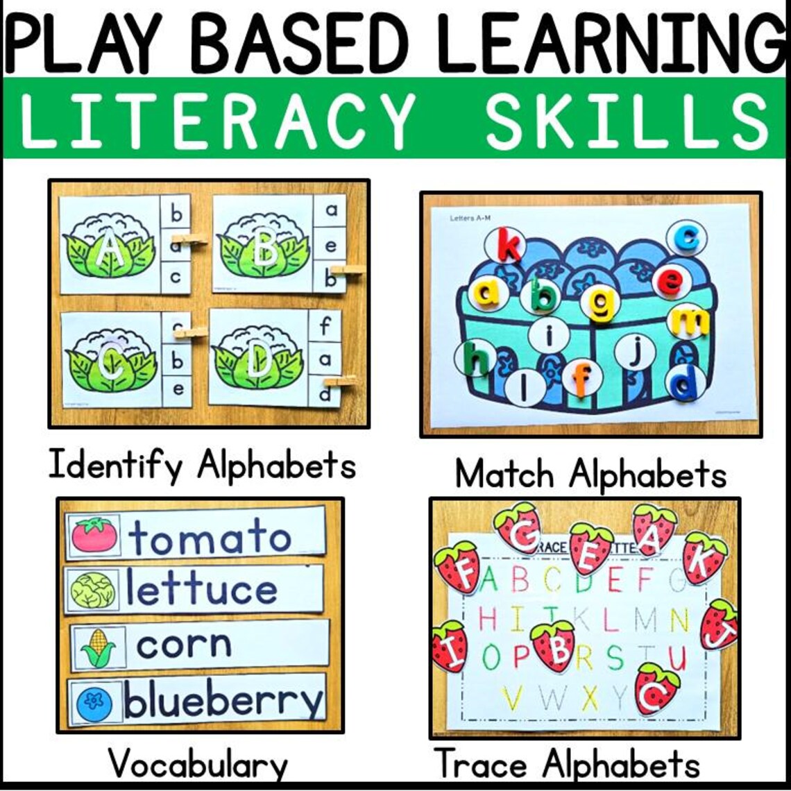 Farmer's Market Preschool Activity, Pre-k Homeschool Curriculum ...