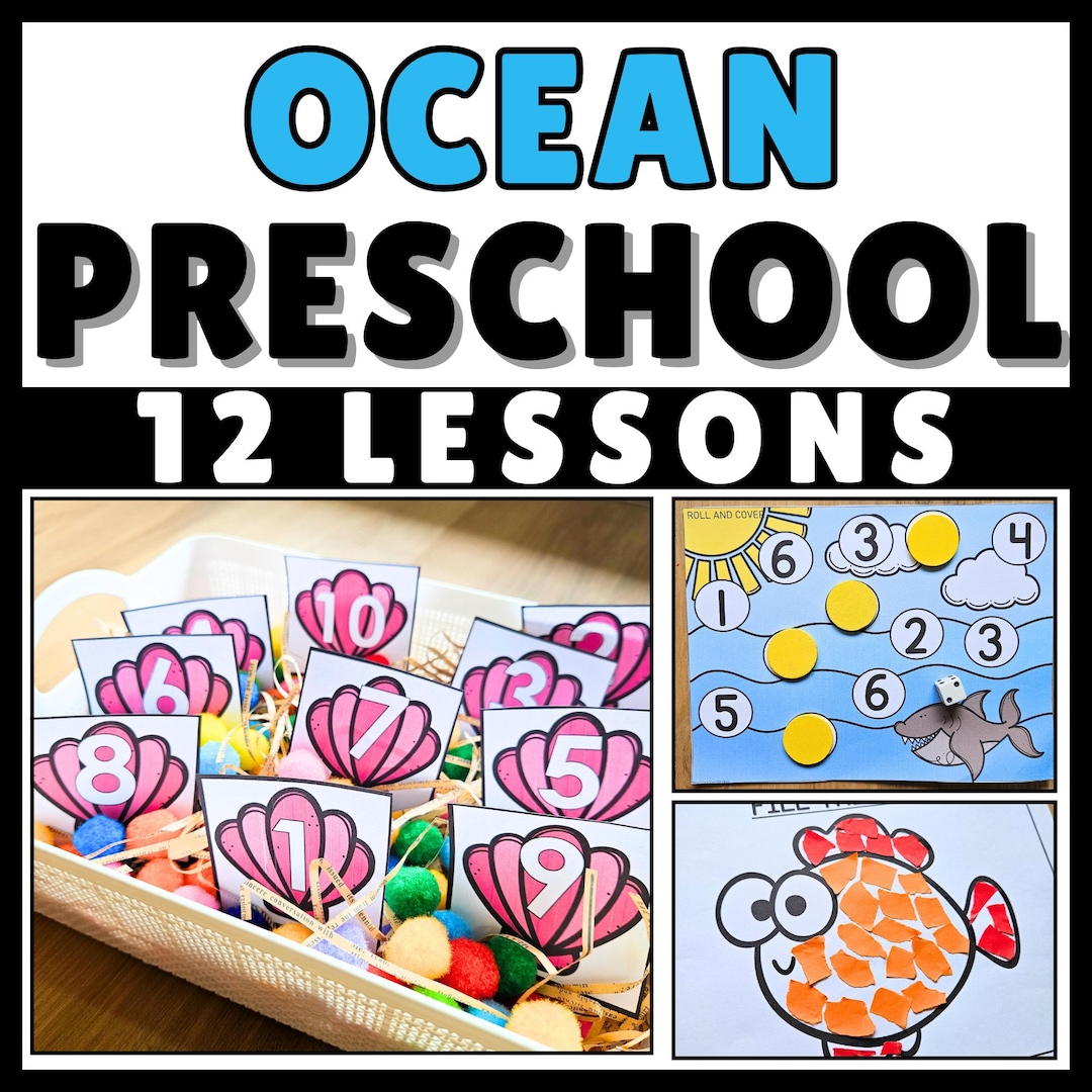 Ocean Themed Preschool Activities | Pre-k Homeschool Preschool ...