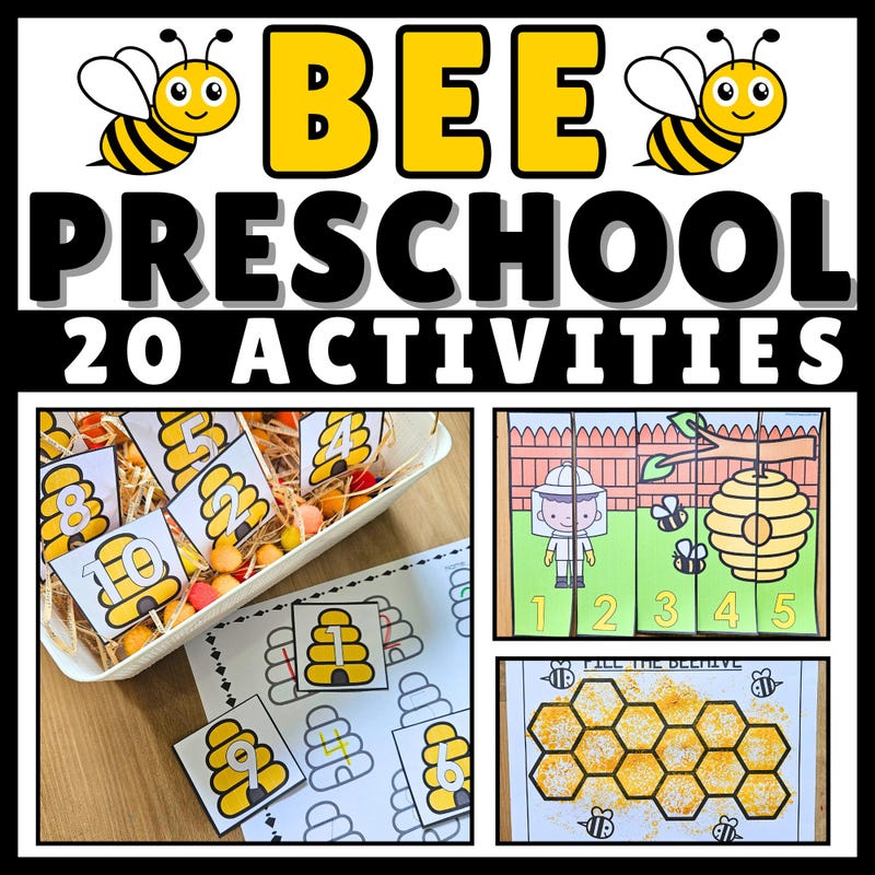 Honey Bee Alphabet - Etsy