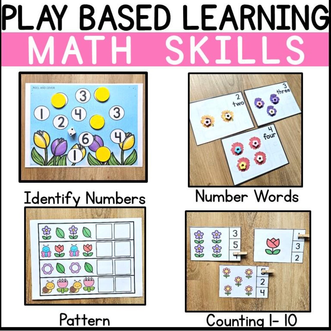 Flower Garden Preschool Activities | Pre-k Homeschool Preschool ...