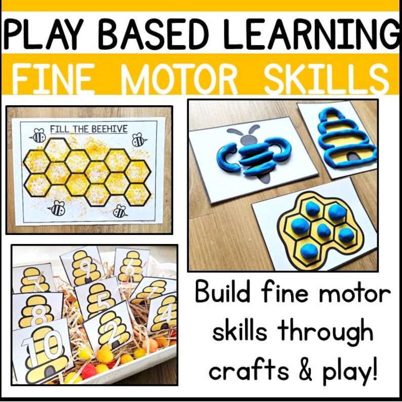 Bee Themed Preschool Activities | Pre-k Homeschool Preschool Curriculum ...