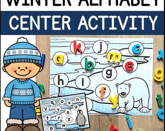Polar Animal Alphabet Game Activity , Educational Game, Homeschool ...