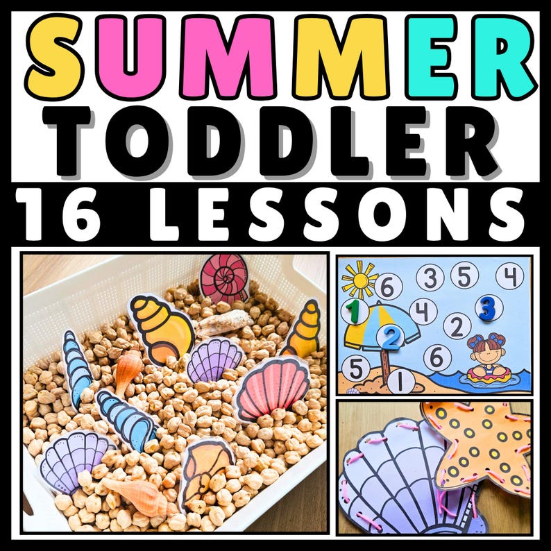 Summer Toddler Activity, Beach Theme Activity, Ice Cream Activity ...