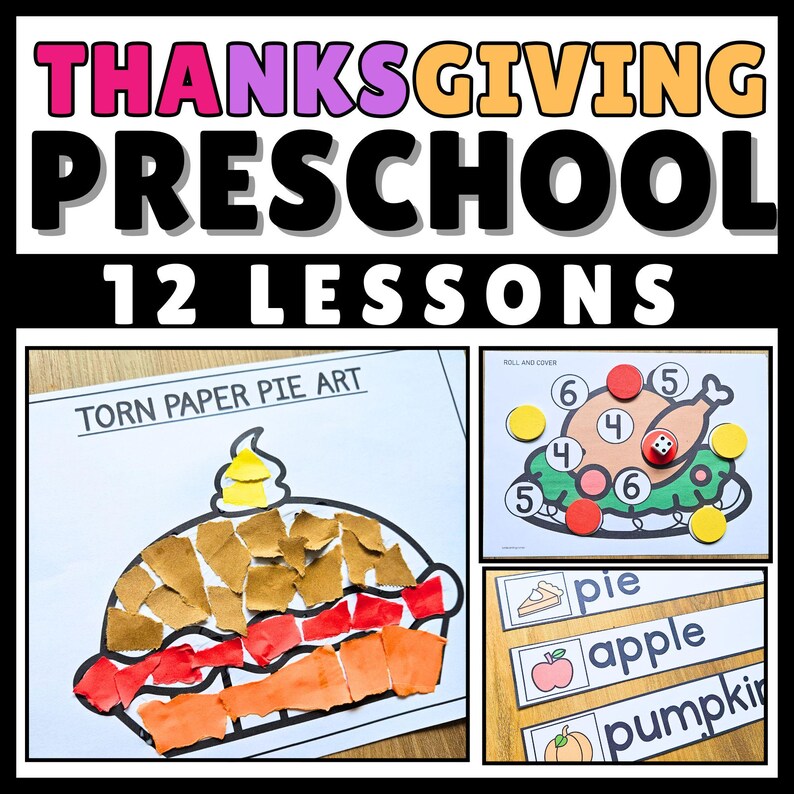 Thanksgiving Preschool Activities: Turkey Crafts Homeschool Preschool ...