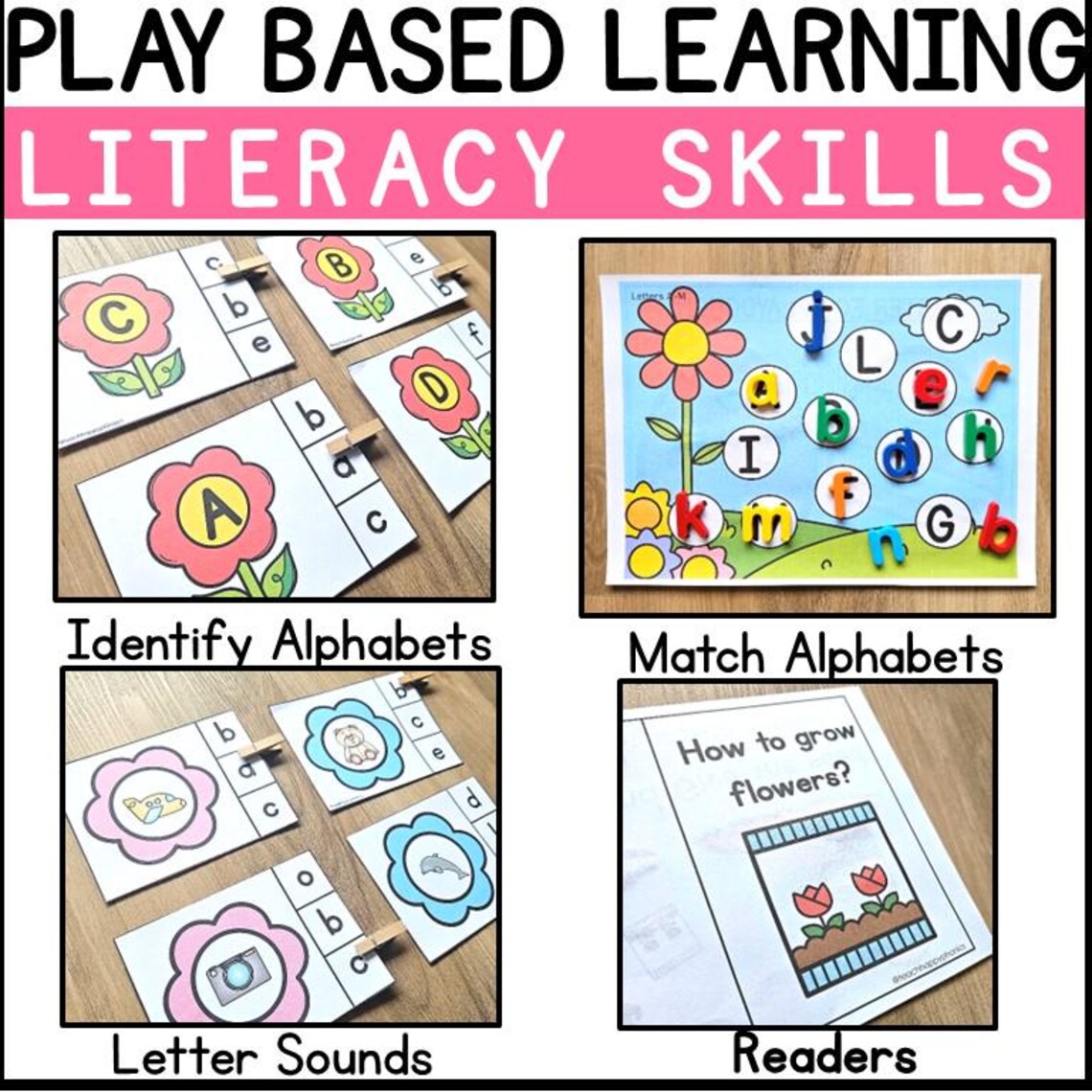 Flower Garden Preschool Activities | Pre-k Homeschool Preschool ...