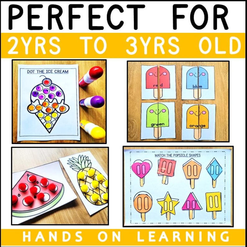Summer Toddler Activity, Beach Theme Activity, Ice Cream Activity ...