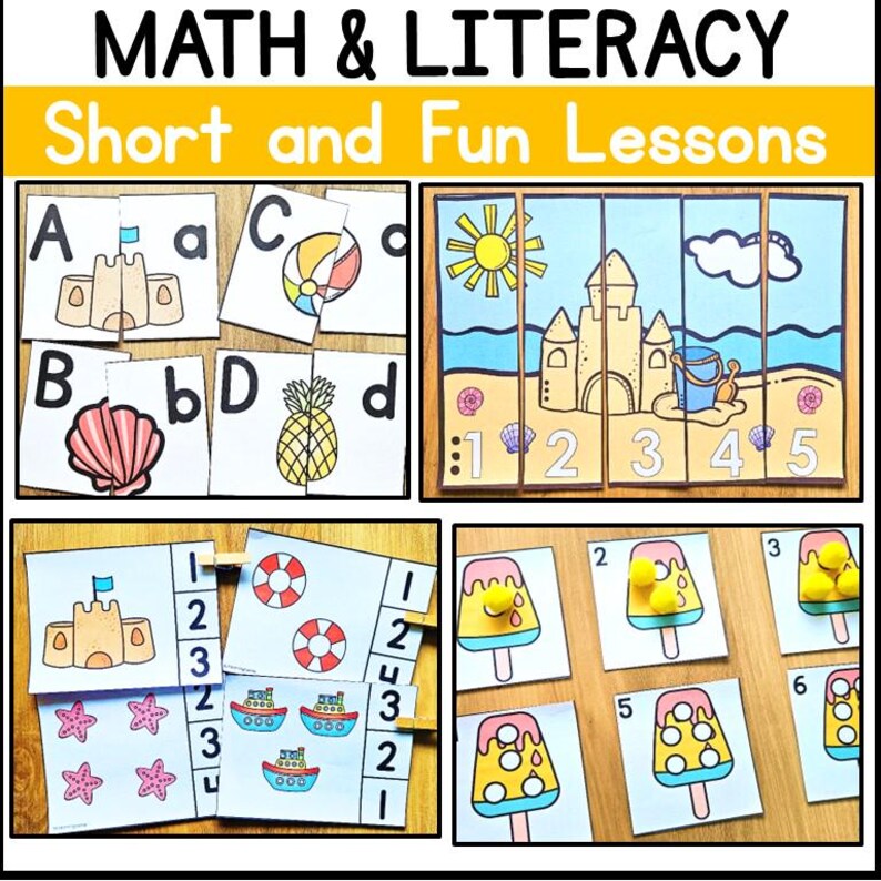 Summer Toddler Activity, Beach Theme Activity, Ice Cream Activity ...