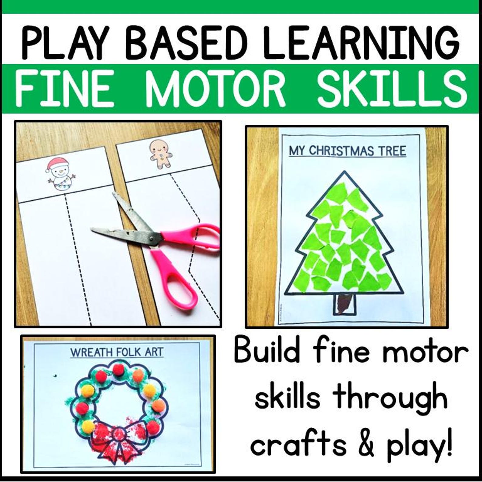 Christmas Theme Preschool Activity Pack | Holiday Printable Worksheets ...