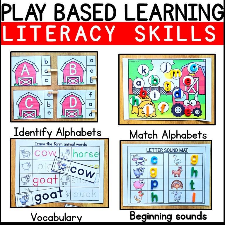 Farm Themed Preschool Activities | Pre-k Homeschool Preschool ...