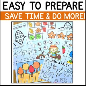 Fall Toddler Activities: Autumn Theme Homeschool Preschool Curriculum ...
