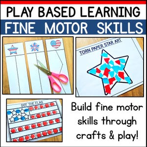 Patriotic Themed Preschool Activities | Pre-k Homeschool Preschool ...