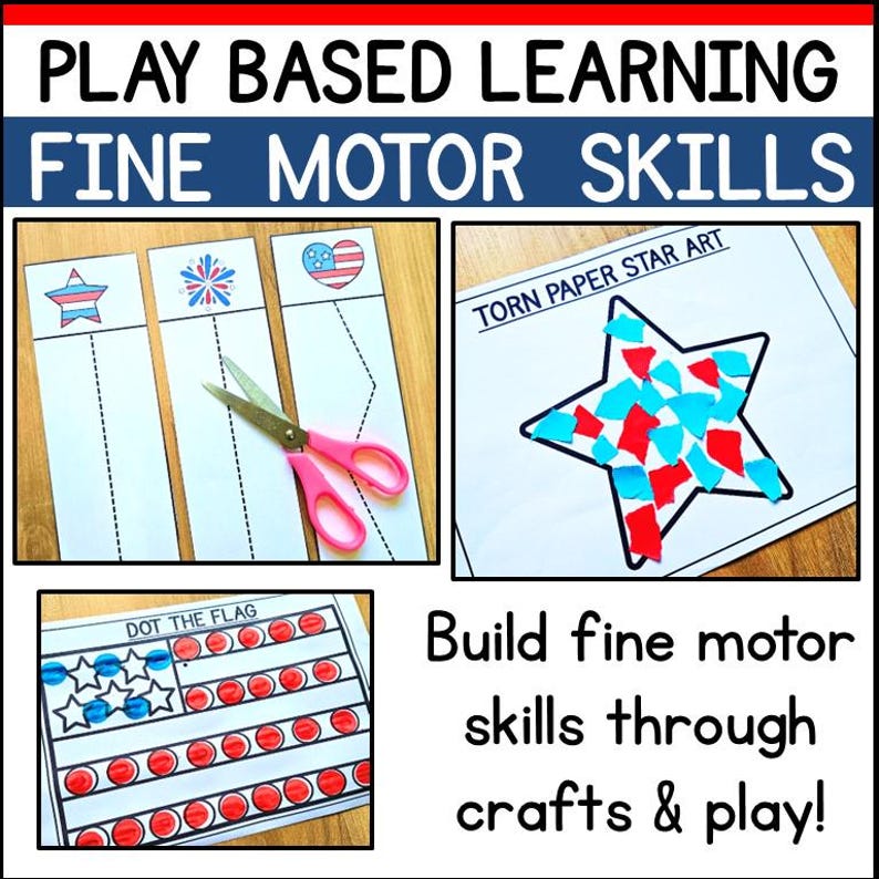 Patriotic Themed Preschool Activities | Pre-k Homeschool Preschool ...