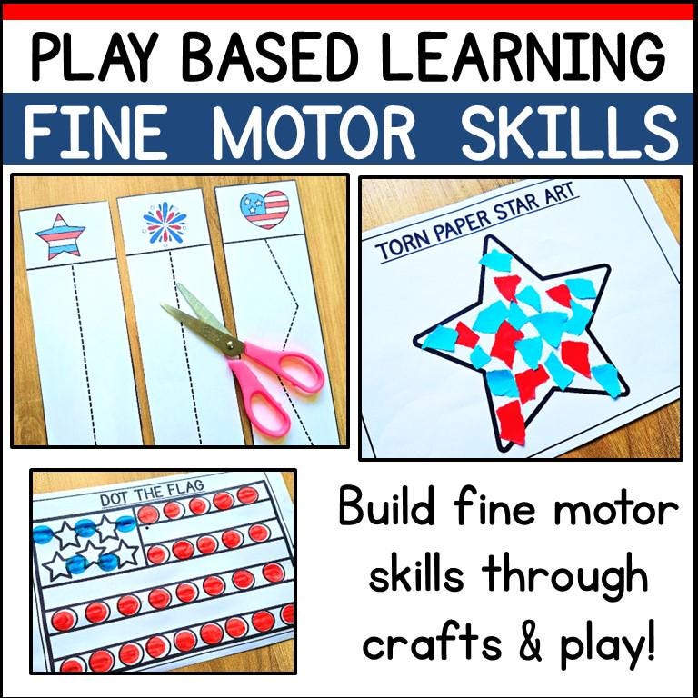 Patriotic Themed Preschool Activities | Pre-k Homeschool Preschool ...