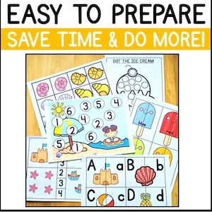 Summer Toddler Activity, Beach Theme Activity, Ice Cream Activity ...