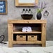 Furniture Bathroom Vanity Unit Rustic Oak, Wooden Bathroom Vanity Oak for Rustic Bathroom Design ...