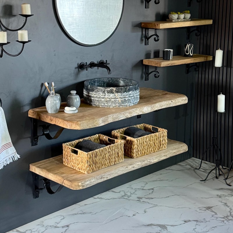 Live Edge Vanity - Etsy