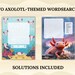 Axolotl Word Search: Printable Birthday Party Games (digital Download ...