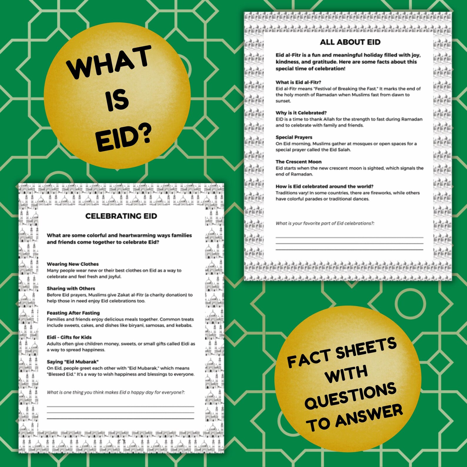Eid Activity Mega Bundle DIGITAL DOWNLOAD: 30 Eid and Ramadan ...
