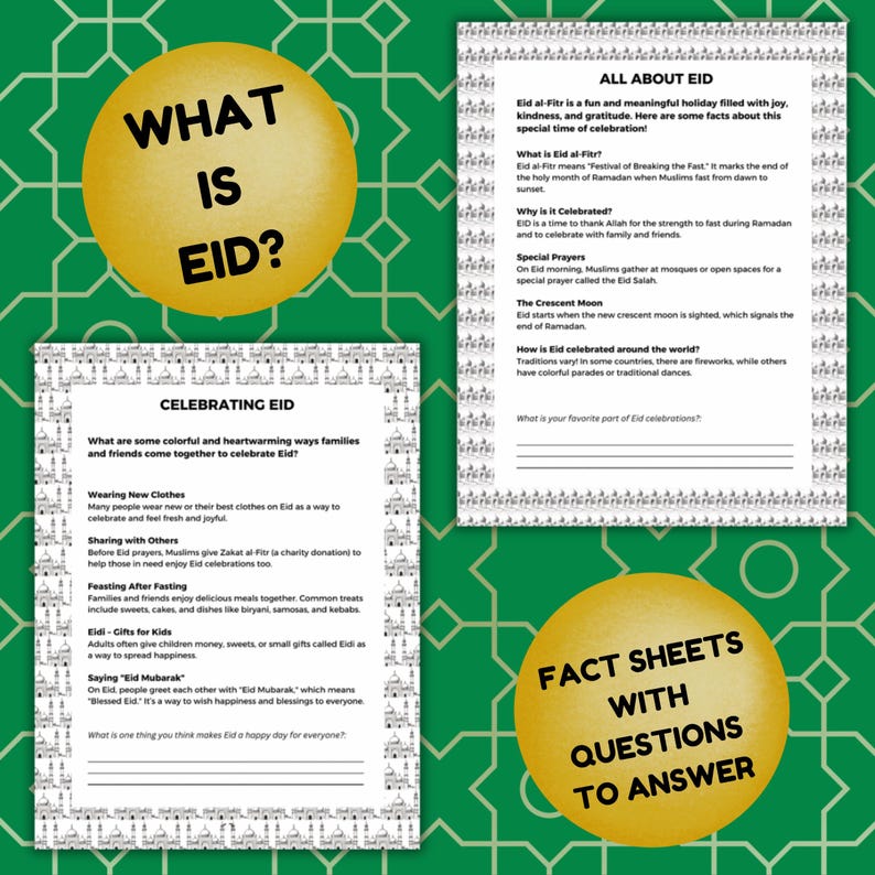 Eid Activity Mega Bundle DIGITAL DOWNLOAD: 30 Eid and Ramadan ...