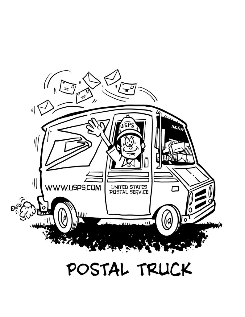 Crazy Vehicle 38 Page Digital Coloring Book - Etsy
