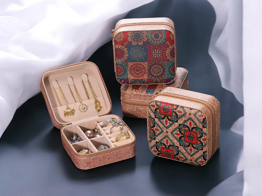 Handcrafted Cork Jewelry Box Eco-friendly Organizer - Etsy