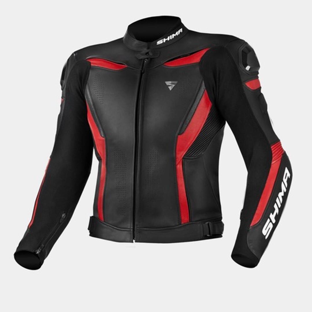 Men's Shima Chase Motogp Leather Racing Jacket: CE Armored Cowhide ...