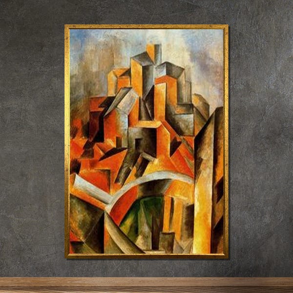 Cubist Cityscape - Etsy