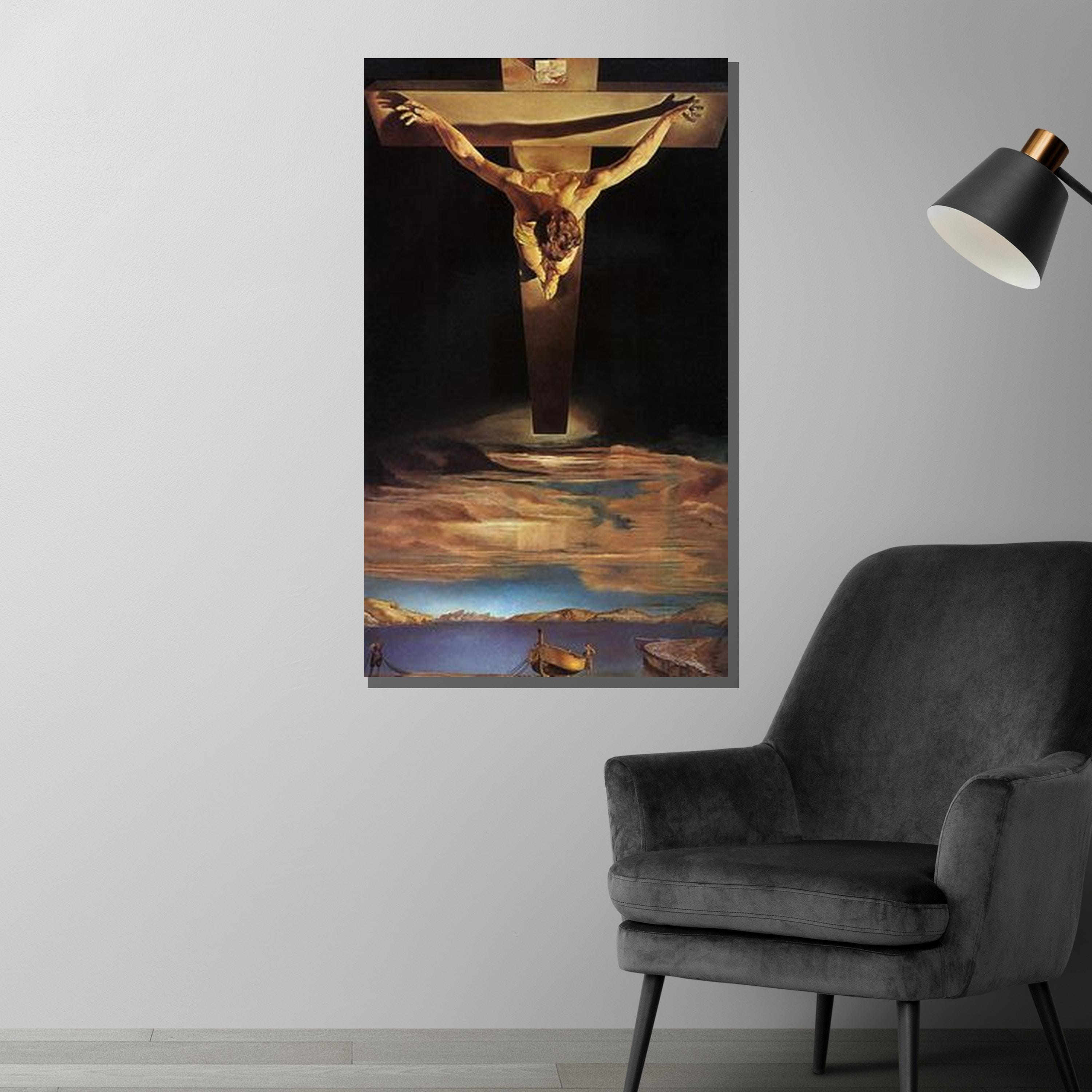 Salvador Dalí Crucifixion Canvas: Surrealist Christ Art Print - Etsy