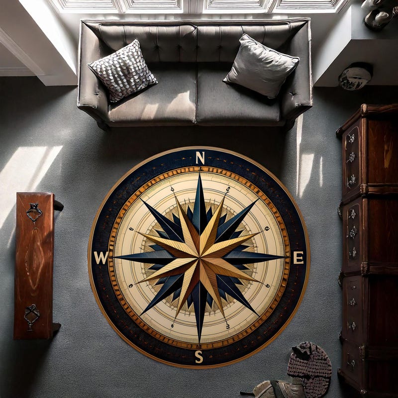 Wooden Compass - Etsy