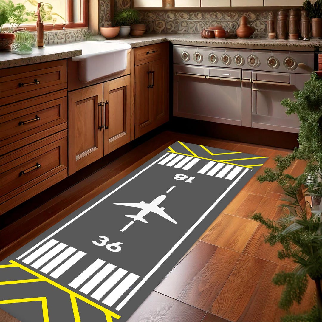Airport Rug, Kids Play Rug, Airport Runway Rug For, Airlines Rug, Track ...