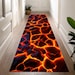 Lava Runner Rug, Red Rug, Hot Lava Rug, Lava Hallway Rug, Runner Rug ...