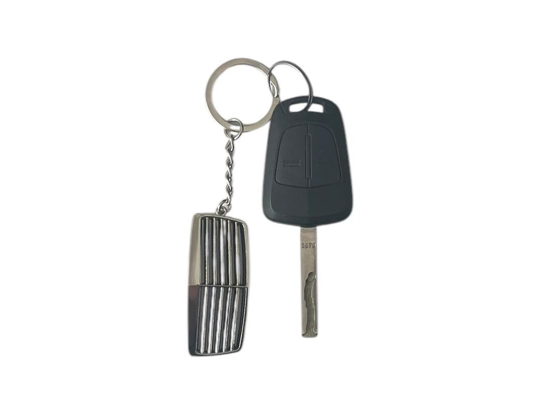 Metal Keychain Mercedes Key Chain Front Grille Style Chrome - Etsy