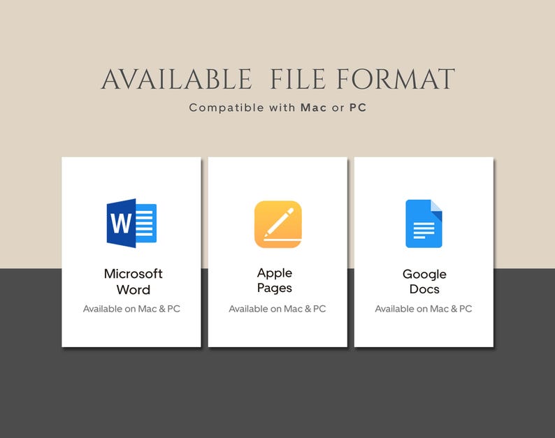 Clean Resume Template Google Docs, Word Pages, Professional Resume ...