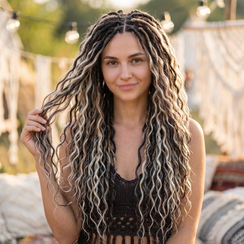 Hippie Dreads Blonde - Etsy