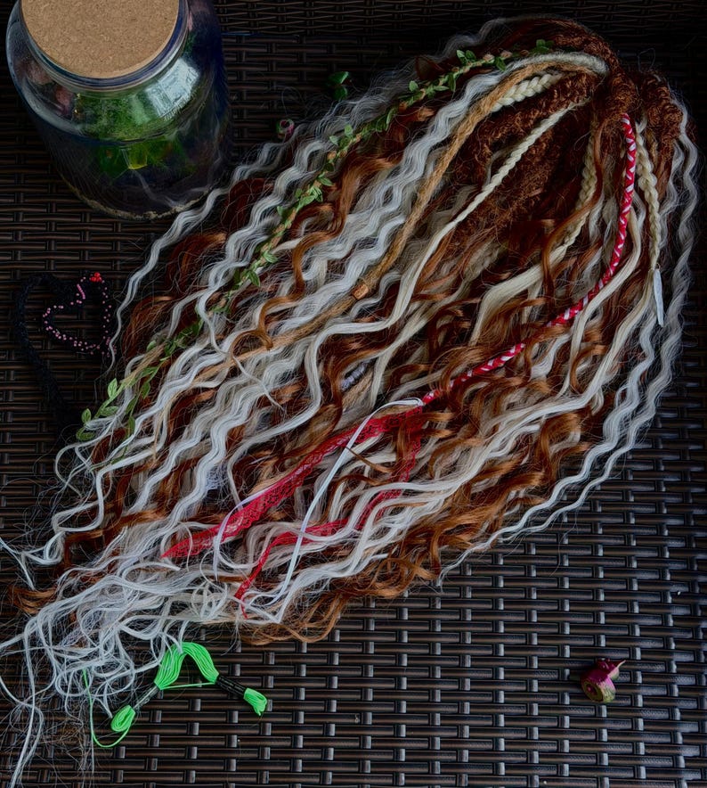 DE Dreads 50, Copper Ginger Warm Blonde, Festival Boho Set 25 In - Etsy