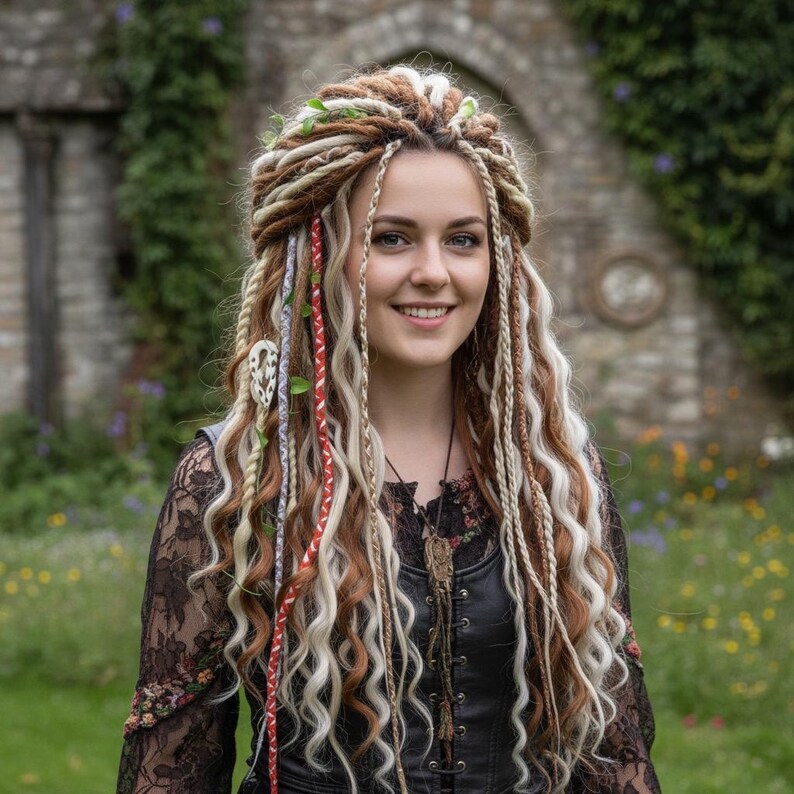 DE Dreads 50, Copper Ginger Warm Blonde, Festival Boho Set 25 In - Etsy