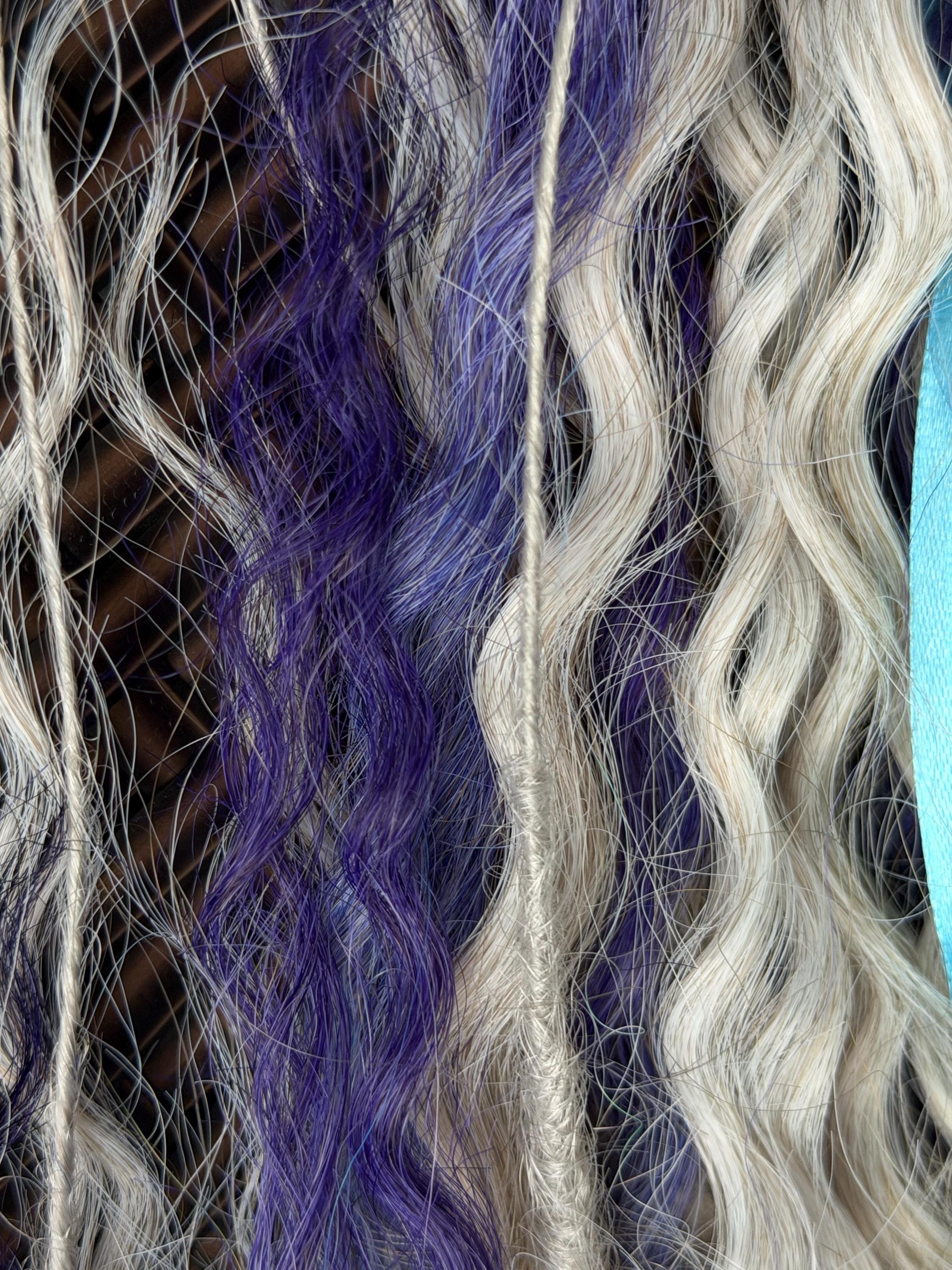 Brazilian Curly DE Dreads 24 in | 50 DE Full Head | Handmade One of a ...