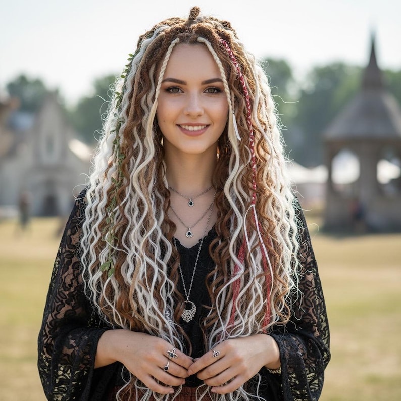 DE Dreads 50, Copper Ginger Warm Blonde, Festival Boho Set 25 In - Etsy