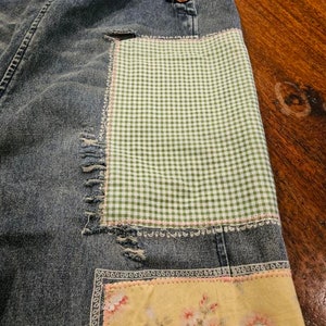 Distressed Vintage Overalls Jeans/hipster Overalls/one Size/grunge ...