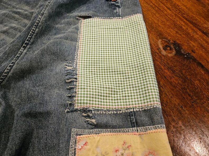 Distressed Vintage Overalls Jeans/hipster Overalls/one Size/grunge ...