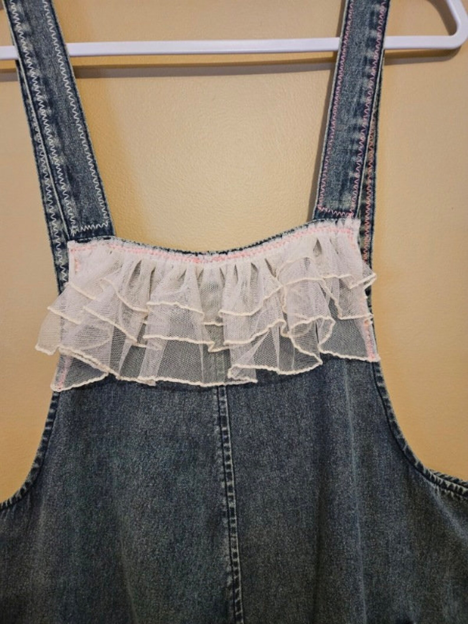 Distressed Vintage Overalls Jeans/hipster Overalls/one Size/grunge ...